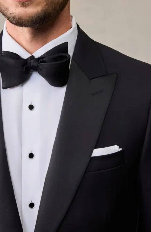 THE BLACK TUX Peak Lapel Tuxedo Jacket
