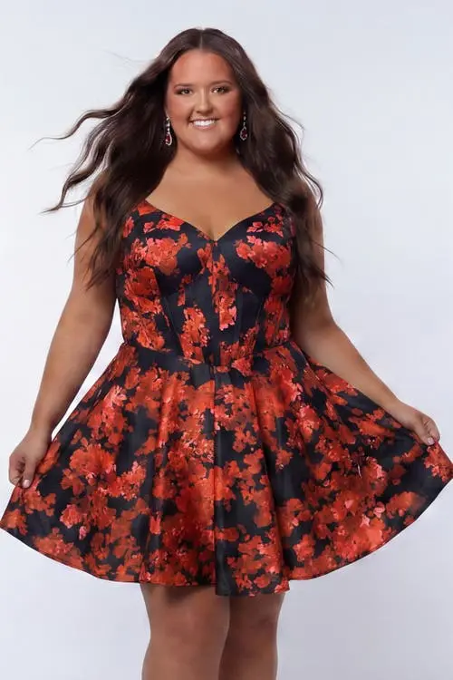 SYDNEY'S CLOSET Satin Party Dress With Pockets