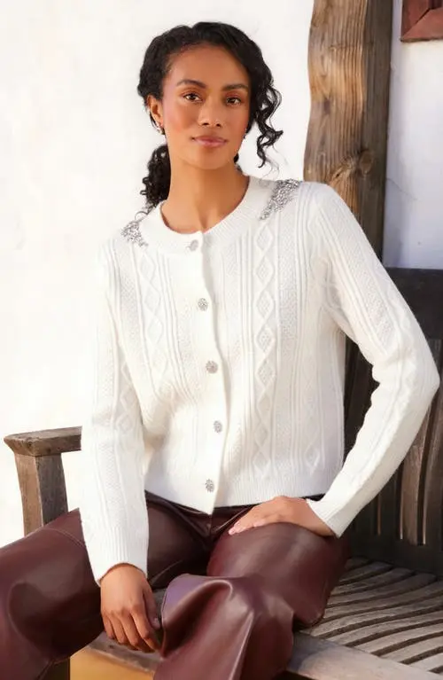 Karen Kane Embellished Cardigan