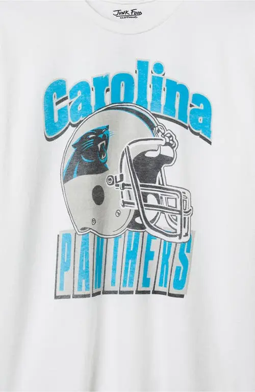 Junk Food Carolina Panthers Throwback Helmet Cotton Graphic T-shirt