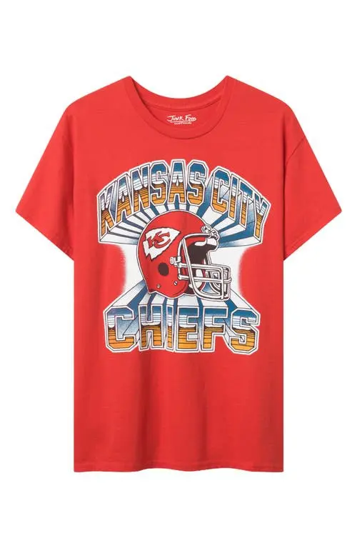 Junk Food Kansas City Chiefs Cotton Graphic T-shirt - Red
