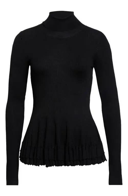 ASHLYN Merritt Merino Wool & Silk Turtleneck