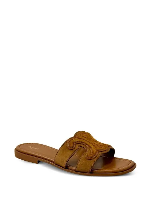 Celine Marina Suede Leather Sandals - Multicolor