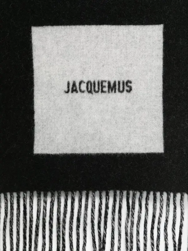 Jacquemus Logo Wool Scarf - Multicolor