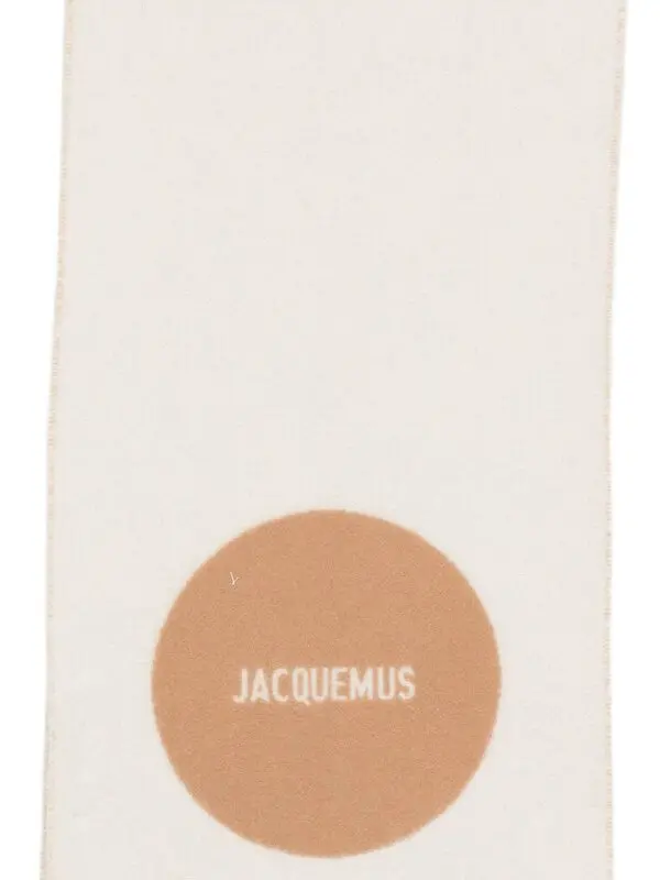 Jacquemus Logo Wool Scarf - Multicolor