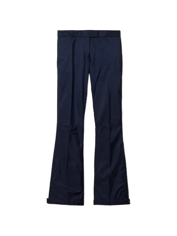 Miu Miu Nylon Flared Trousers - Multicolor