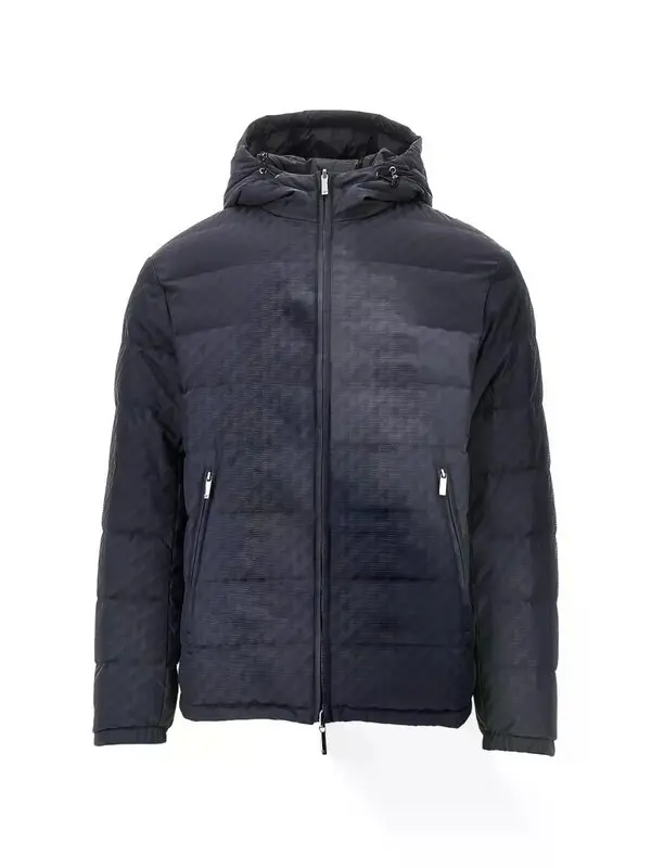 Emporio Armani Logo-print Hooded Padded Jacket
