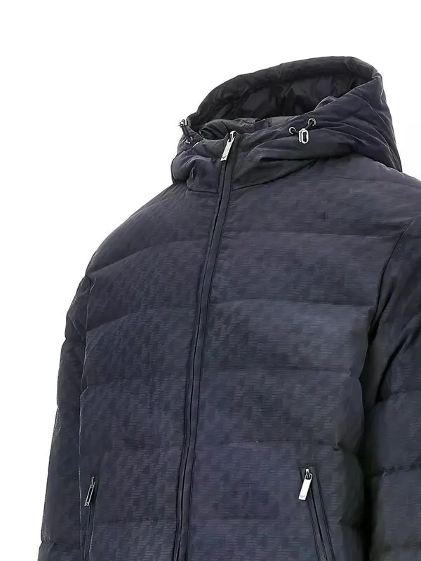 Emporio Armani Logo-print Hooded Padded Jacket