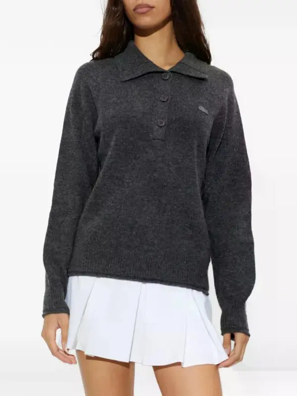 Lacoste Long-sleeve Polo-collar Sweater