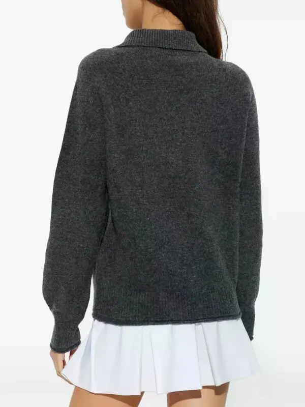 Lacoste Long-sleeve Polo-collar Sweater