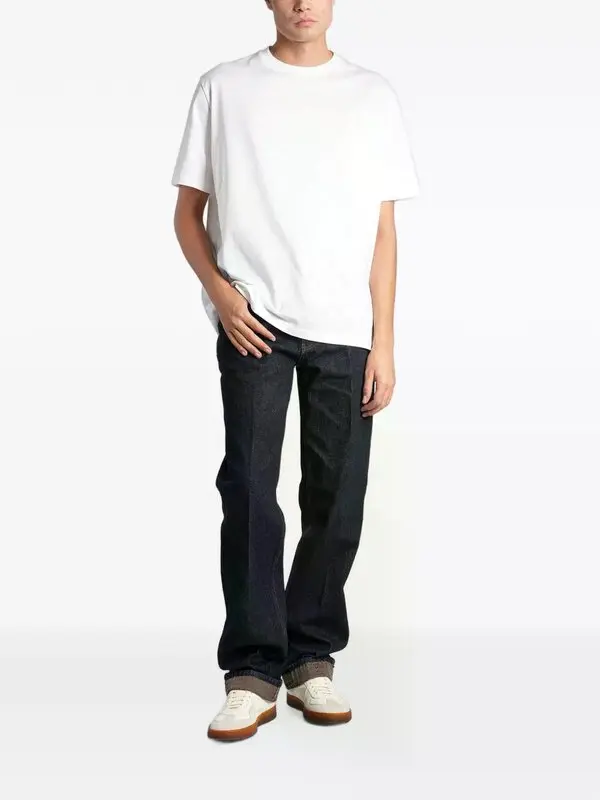 Emporio Armani Logo-plaque Straight-leg Jeans