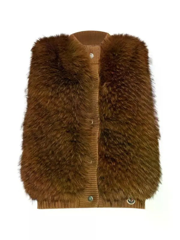 Moncler Faux-fur Padded Gilet