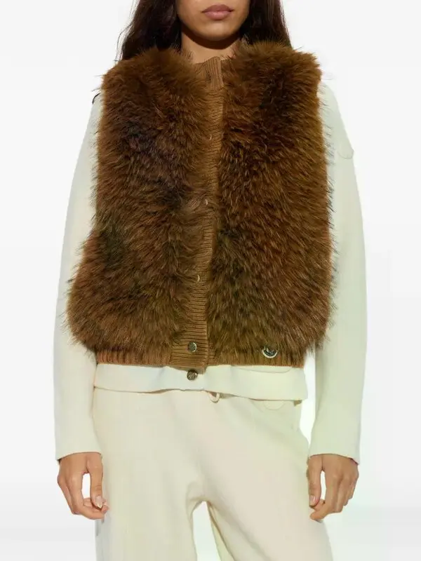Moncler Faux-fur Padded Gilet