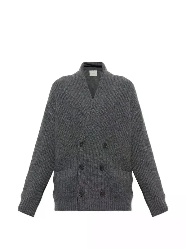 LISA YANG Lyle Double-breasted Cardigan - Grey