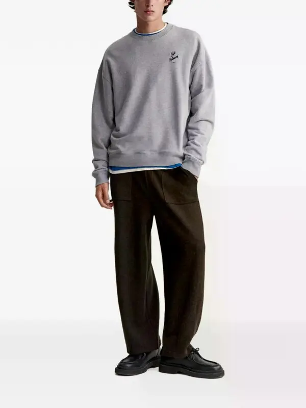 CAFÉ KITSUNÉ Logo-print Sweatshirt