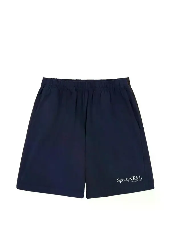Sporty & Rich Logo-print Gym Shorts