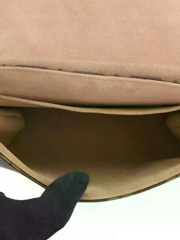 LOUIS VUITTON 2010-2026 Monogram And Shearling Locky Bb Satchel