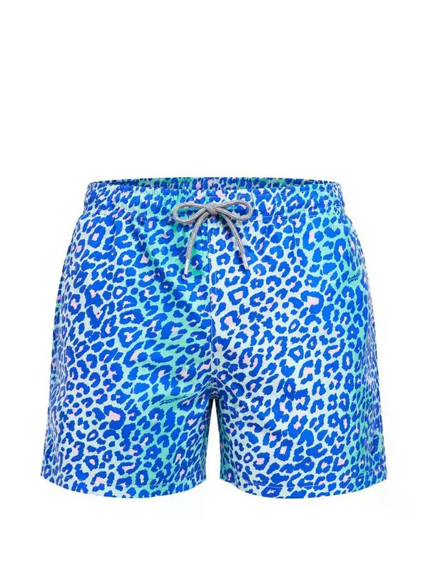 BOARDIES Leopard-print Swim Shorts