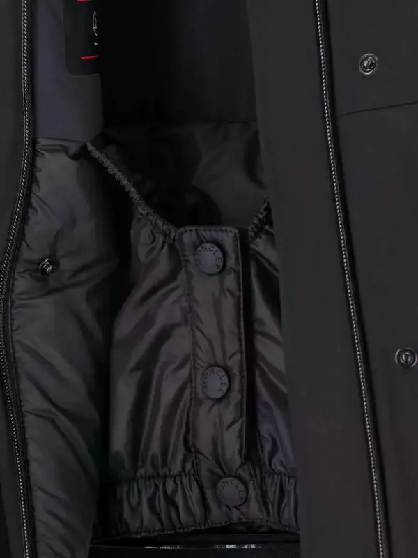 Moncler Loira Faux Fur-trimmed Belted Jacket