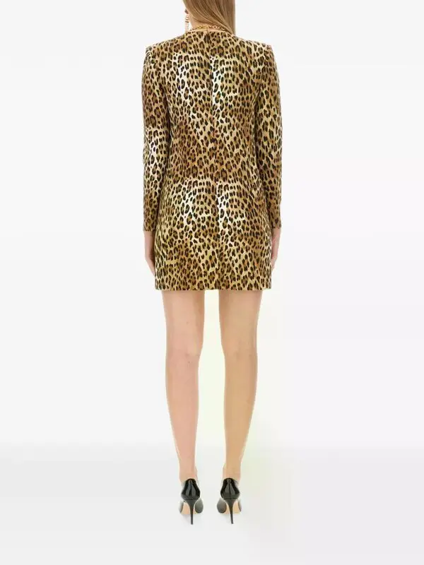 Moschino Animal-pattern Mini Dress