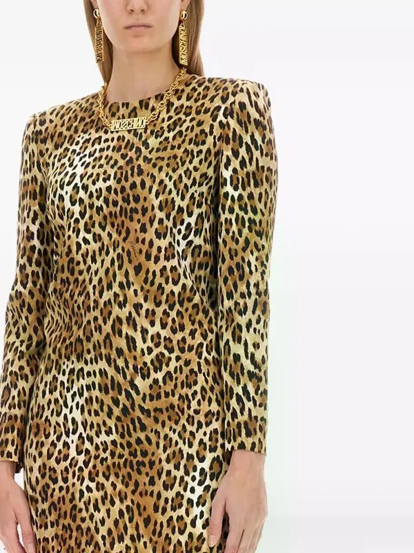 Moschino Animal-pattern Mini Dress
