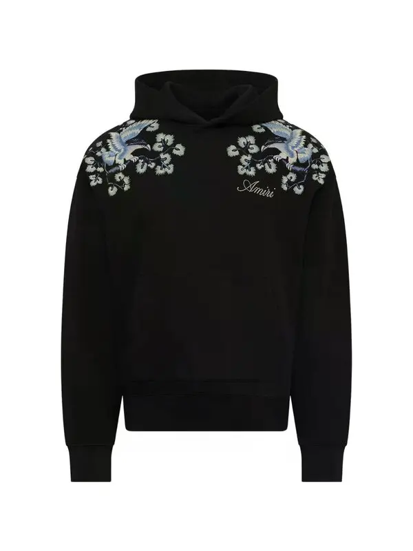 Amiri Floral-embroidered Hoodie