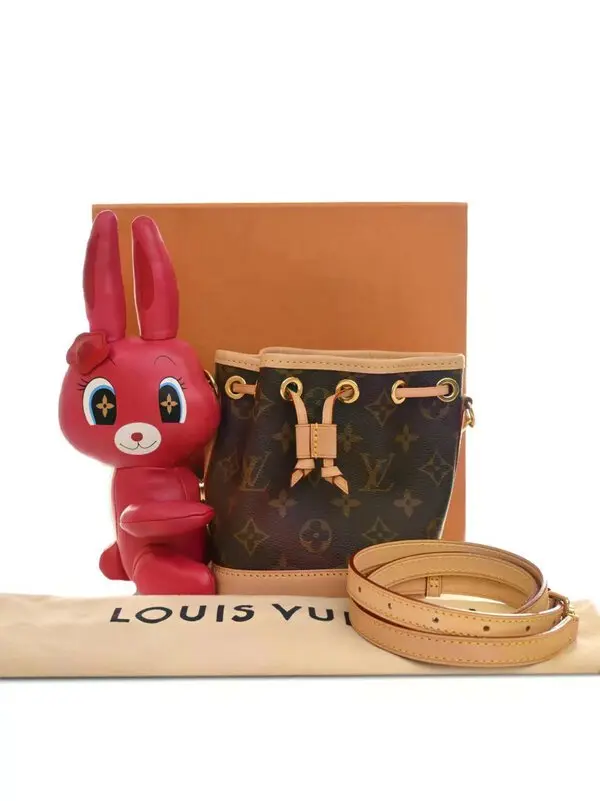 LOUIS VUITTON 2021-2026 Sun Yitian Nano Monogram Rabbit Noe Satchel