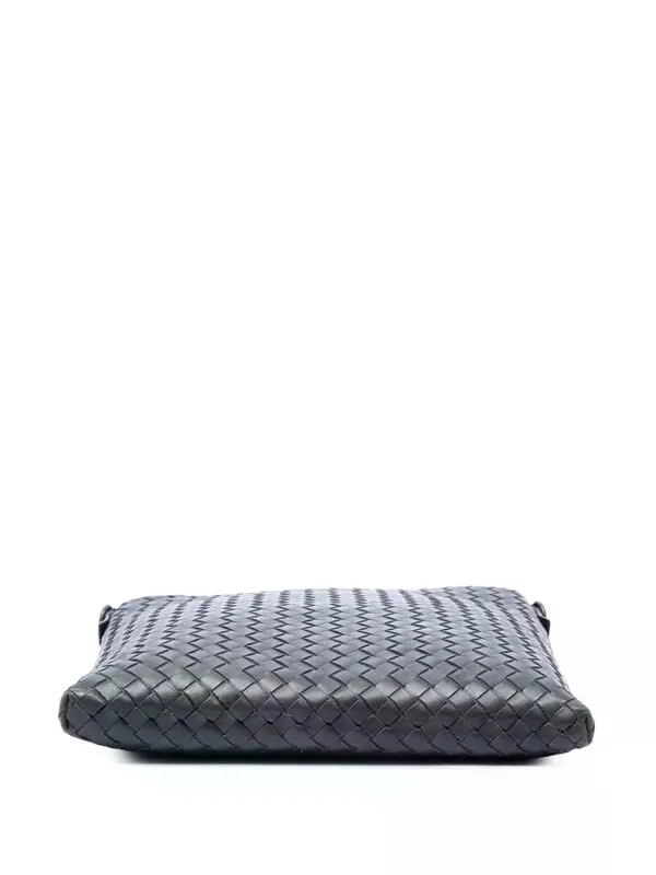 Bottega Veneta 2012-2026 Nappa Intrecciato Vn Crossbody Bag - Grey