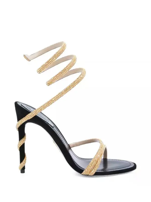 Rene Caovilla Margot Crystal-embellished Sandals
