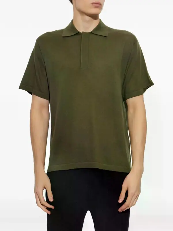 LISA YANG Carter Cashmere Polo Shirt - Green