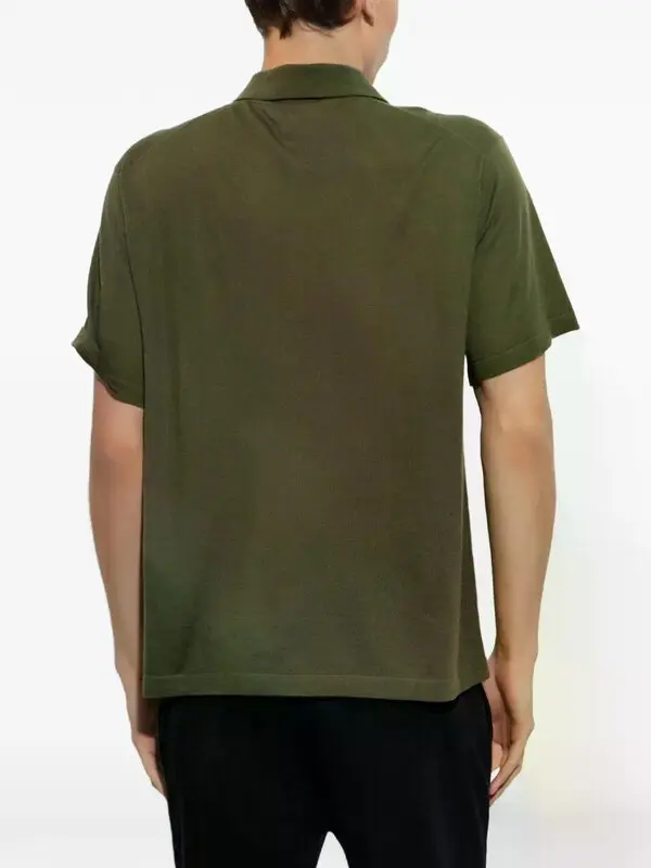 LISA YANG Carter Cashmere Polo Shirt - Green
