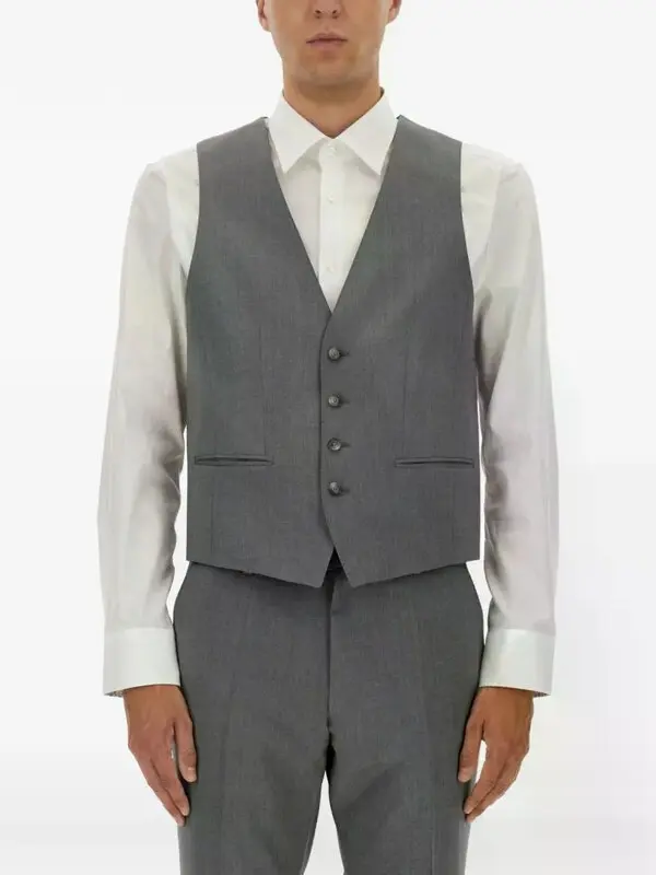 BOSS Slim-fit Wool Waistcoat