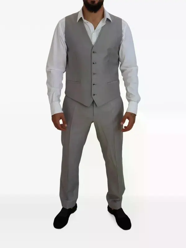 Dolce & Gabbana Three-piece Slim-fit Suit