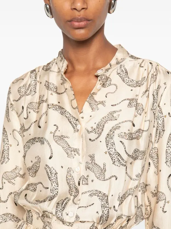 FORTE_FORTE Printed Long Dress