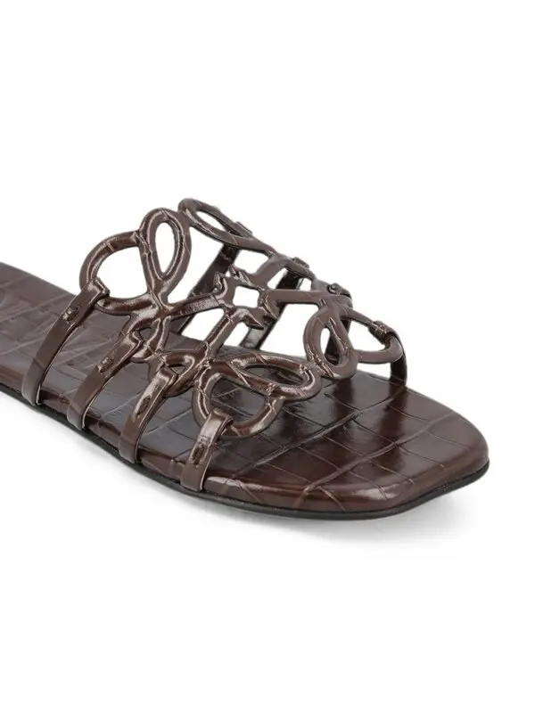 Loewe Petal Anagram Flat Sandals