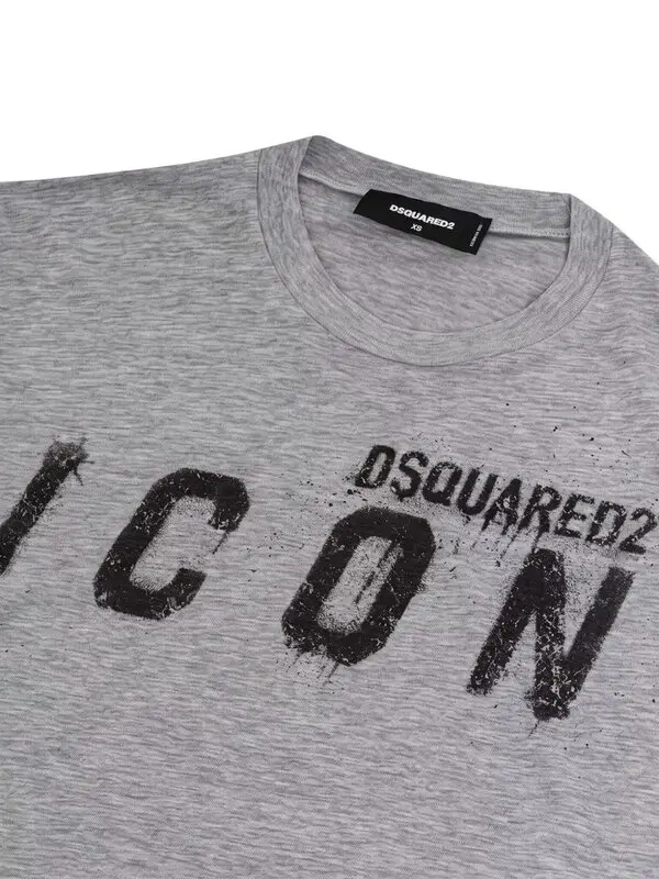 Dsquared2 Icon Distressed-print T-shirt
