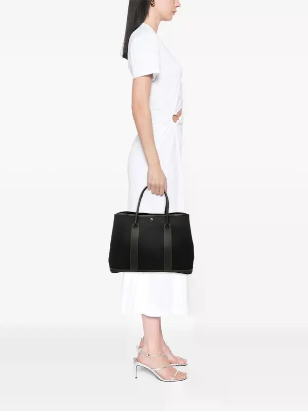 Hermès 2011 Toile And Negonda Garden Party 36 Tote Bag - Black