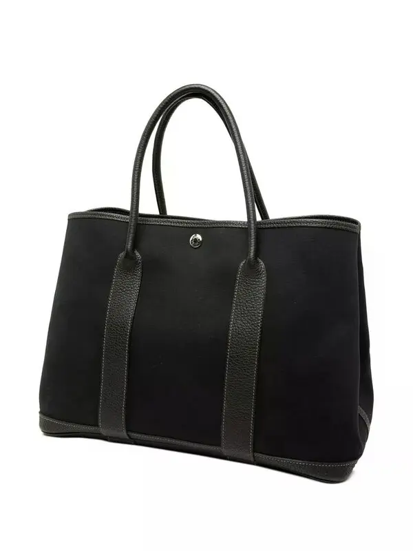 Hermès 2011 Toile And Negonda Garden Party 36 Tote Bag - Black
