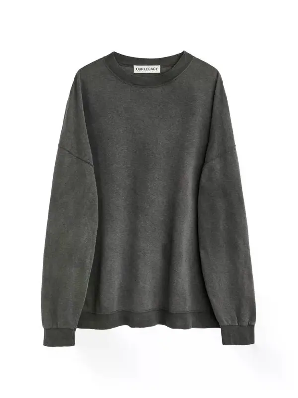 Our Legacy Crew-neck Dropped-shoulder Sweatshirt - Grey