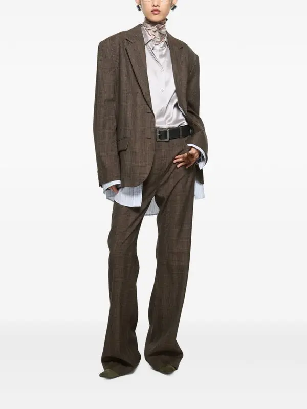 Acne Studios Wool Blend Trousers - Multicolor