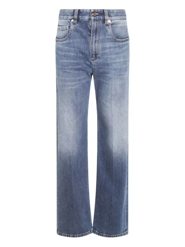 Brunello Cucinelli Denim Cotton Jeans - Multicolor