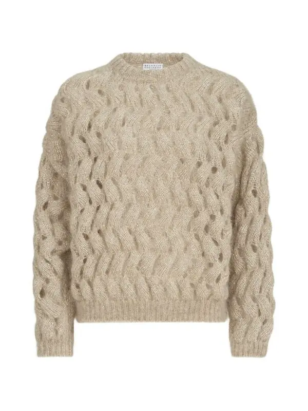 Brunello Cucinelli Wool Blend Sweater - Multicolor