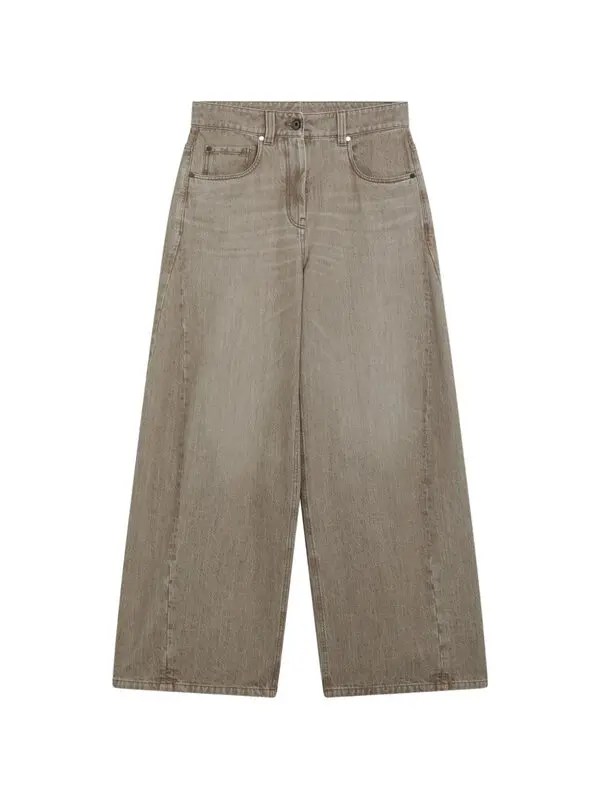 Brunello Cucinelli Denim Cotton Jeans - Multicolor