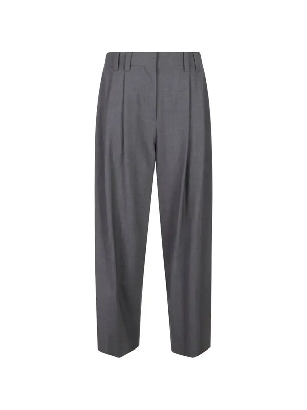Brunello Cucinelli Wool Trousers - Multicolor