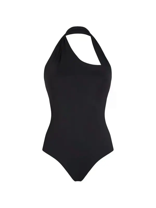 Vilebrequin Asymmetric Halterneck Swimsuit - Black