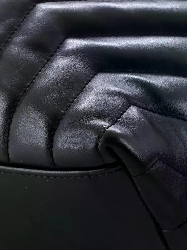 Saint Laurent Loulou Matelasse Chevron Leather Small Backpack