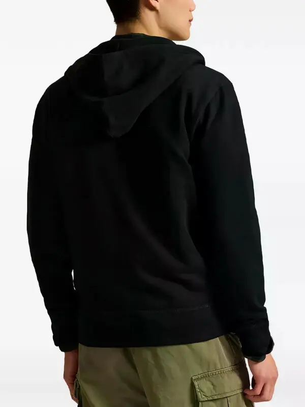Ralph Lauren Rl Logo-embroidered Zip-up Hoodie