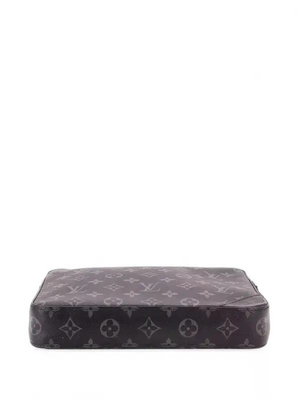 LOUIS VUITTON Trio Messenger Bag Reverse Monogram Eclipse Canvas Crossbody Bag