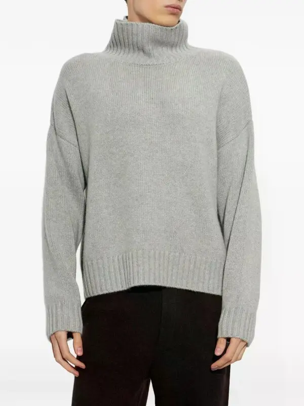 LISA YANG Olai Roll-neck Sweater - Grey