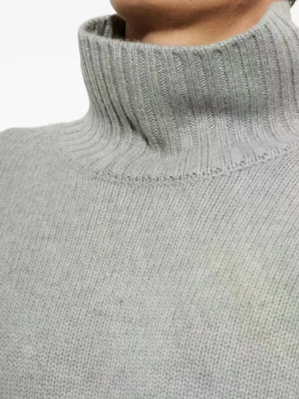 LISA YANG Olai Roll-neck Sweater - Grey